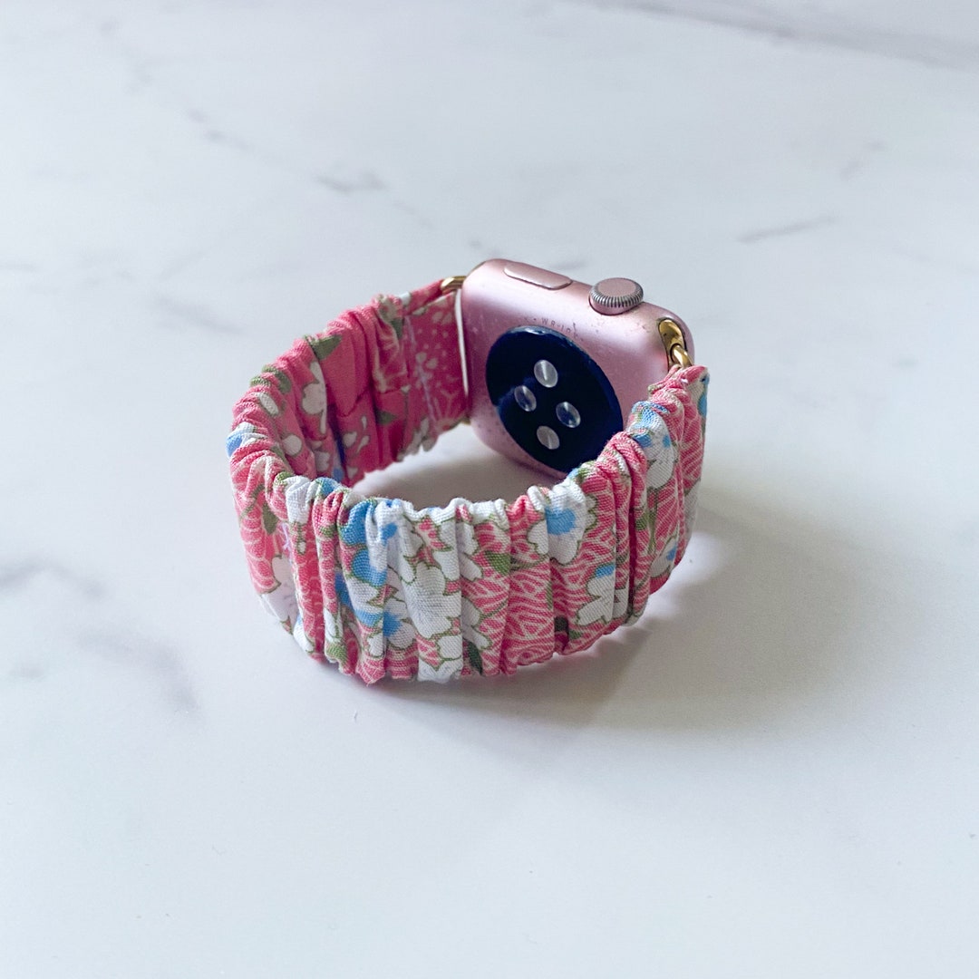 Pink Cherry Blossom Apple Watch Band // Jbrandy Design - Etsy