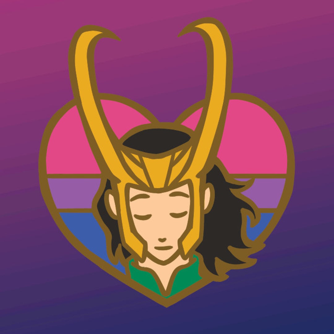 Bi Pride Loki Enamel Pin - Etsy