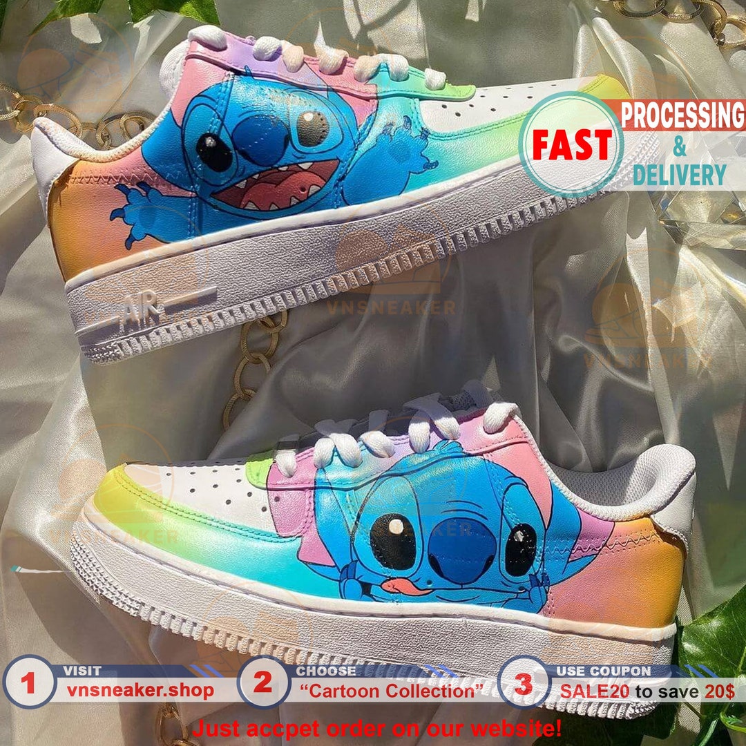 Custom Shoes Air Force 1 Colors Stitch , Women Custom Sneaker ...