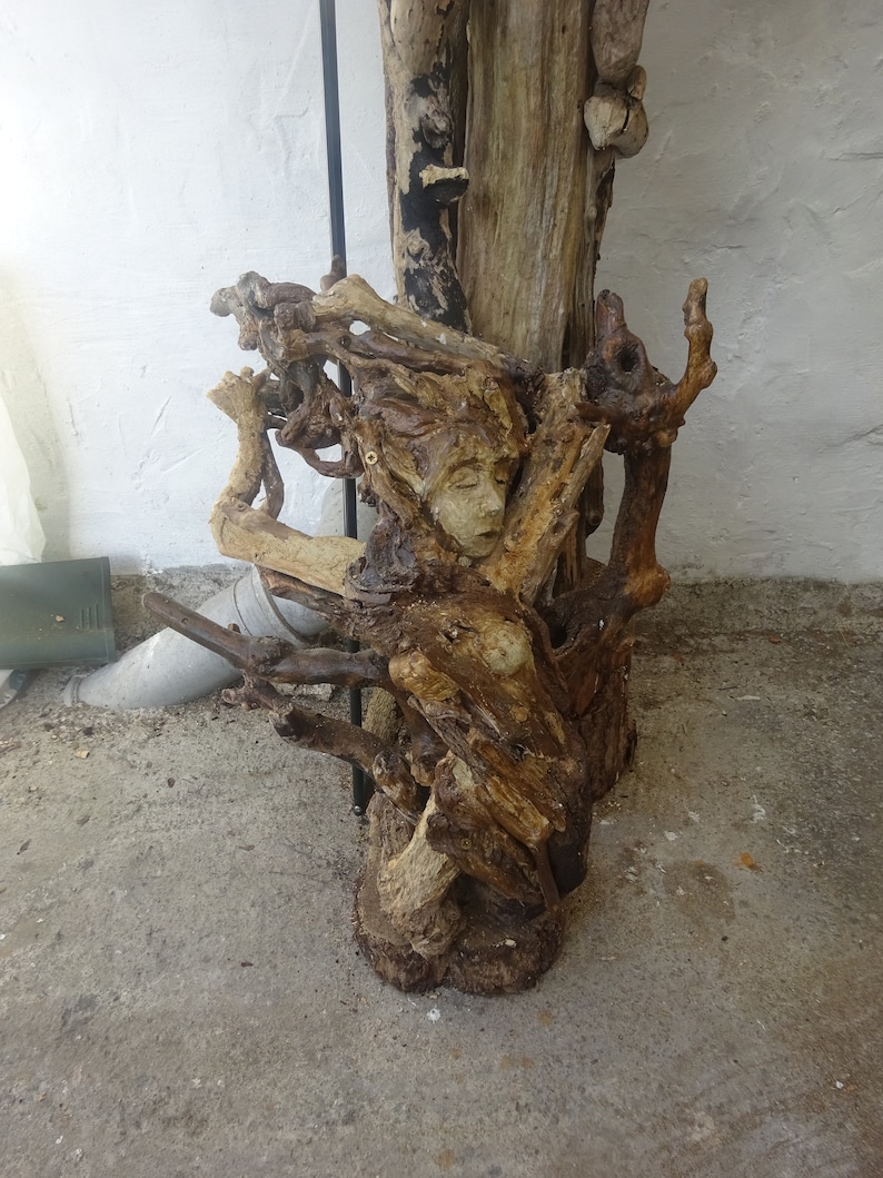 Woodland Spirit Dancing Fairy Driftwood Garden Sculpture - Etsy UK