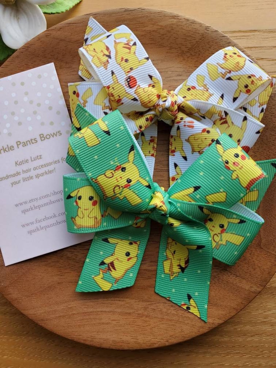Pikachu Bow - Etsy