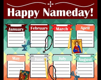 Happy Nameday | Etsy
