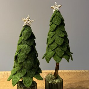Needle Felted Christmas Tree, Christmas Tree, Christmas Decoration ...