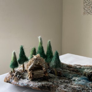 Magical Winter Woodland Landscape Scene Waldorf Magic - Etsy UK