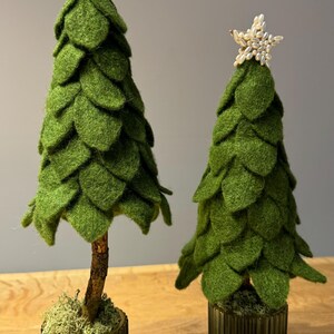 Needle Felted Christmas Tree, Christmas Tree, Christmas Decoration ...