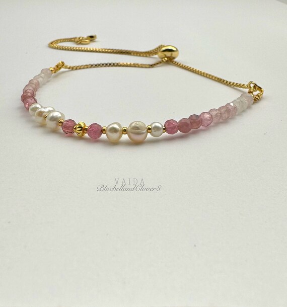 Tourmaline bracelet etsy store