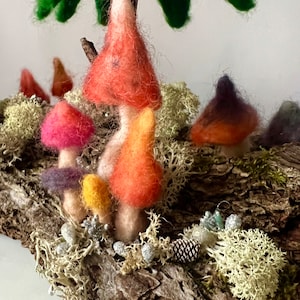Magical Winter Woodland Landscape Scene, Waldorf Magic Christmas Scene ...