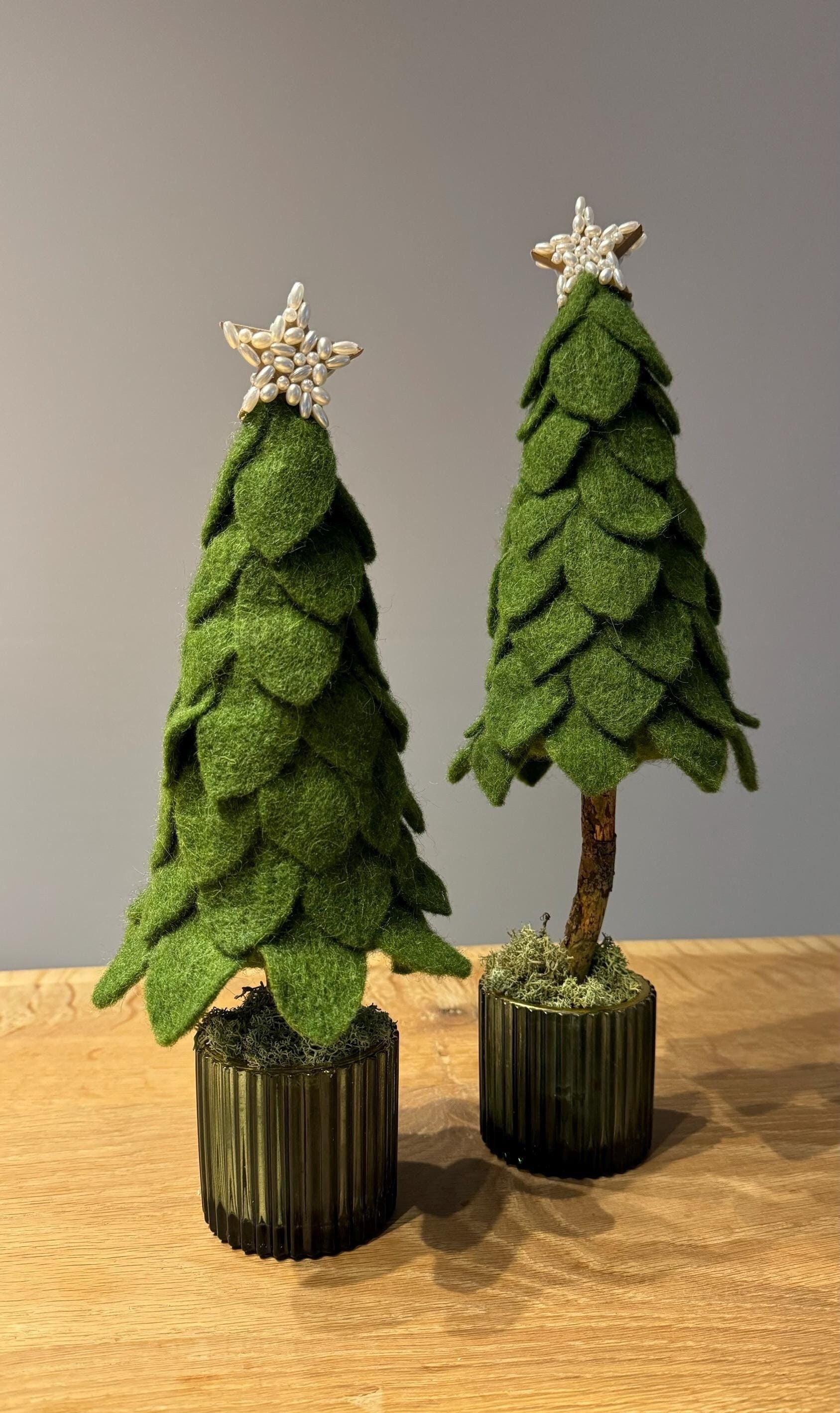 Felted christmas tree store