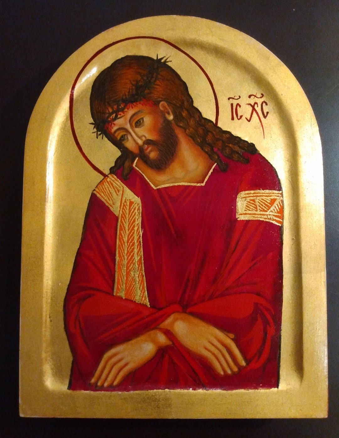 Icon of Christ "extreme Humility" - Etsy