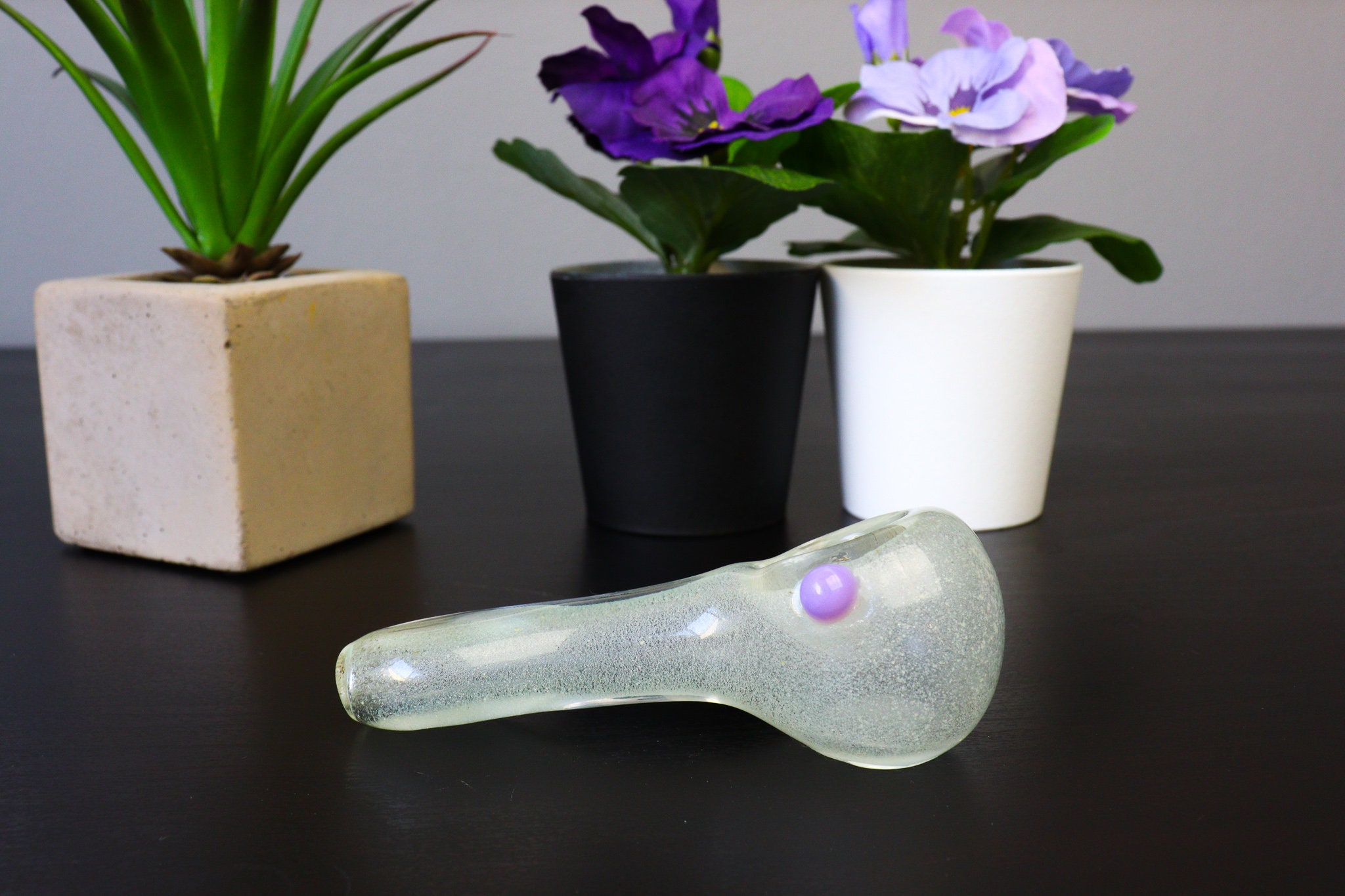 Glow-In-The Dark Smoking Pipe FULL SET: 3.5 Glass Pipe | Etsy