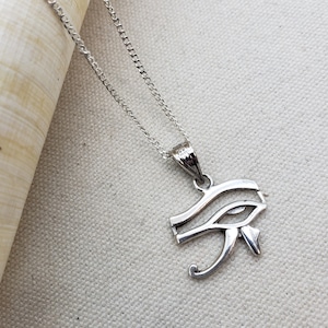 Eye of Ra Egyptian Silver Necklace - Made in Egypt - Etsy