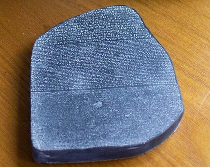 The Rosetta Stone Replica Handmade Basalt Rosetta Hand Made Altar ...