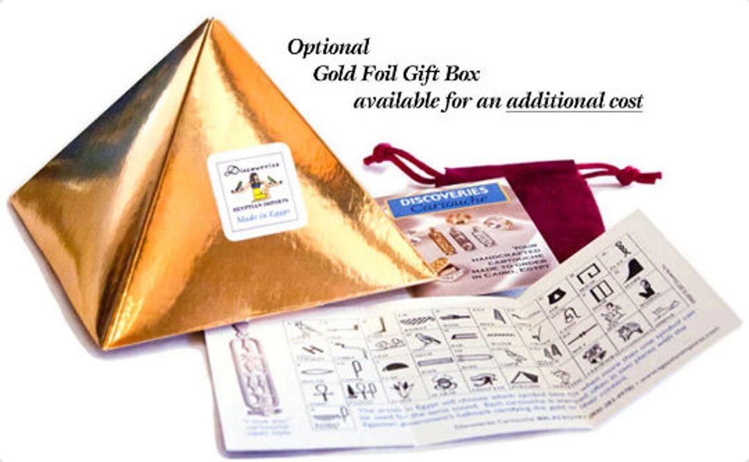 Pyramid Gift Box Made in Egypt - Etsy