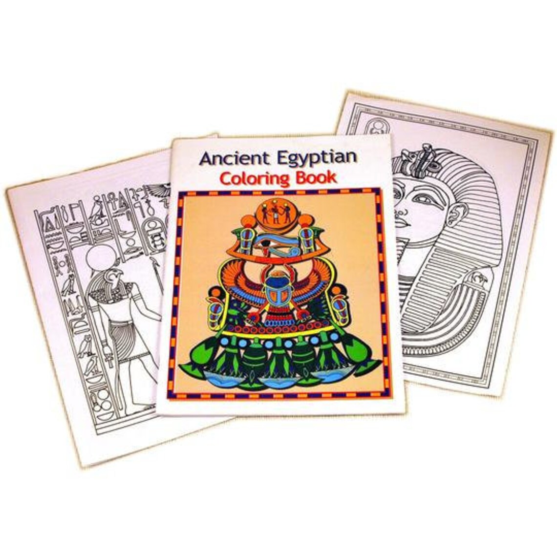 Ancient Egyptian Coloring Book / Coloring Pages Egyptology - Etsy