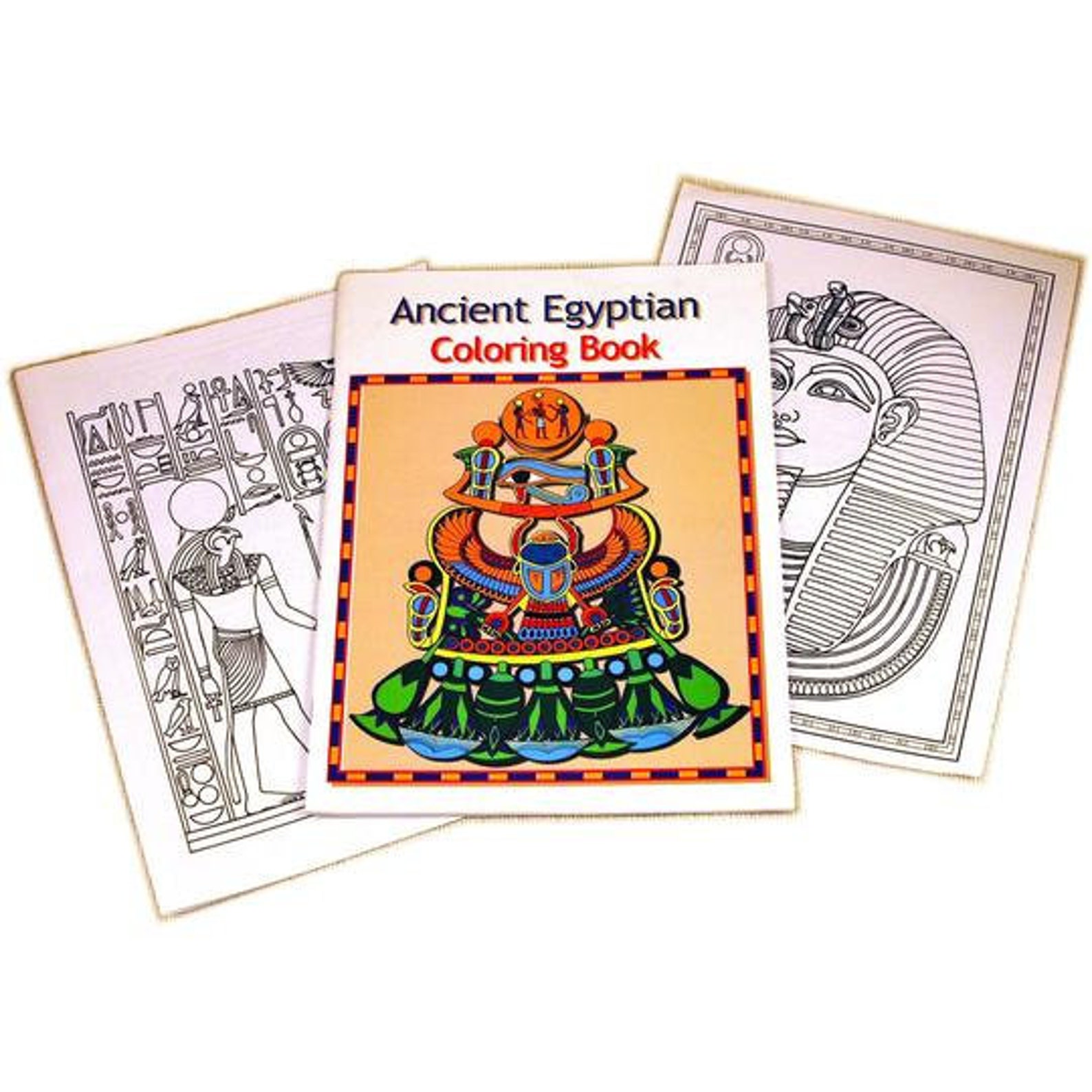 Ancient Egyptian Coloring Book / Coloring Pages Egyptology - Etsy