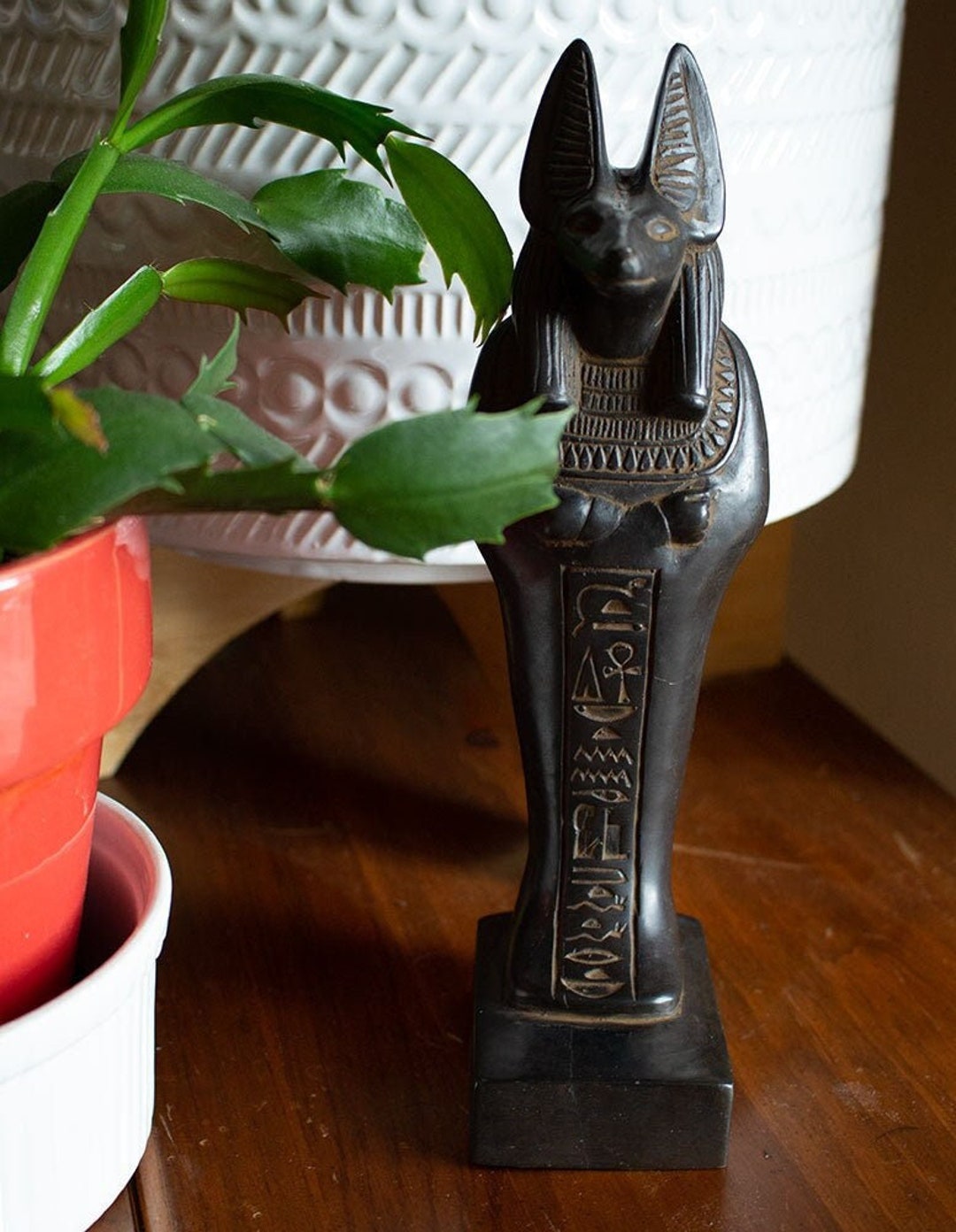 Egyptian God Anubis Statue Ancient Egypt Collectible Made - Etsy
