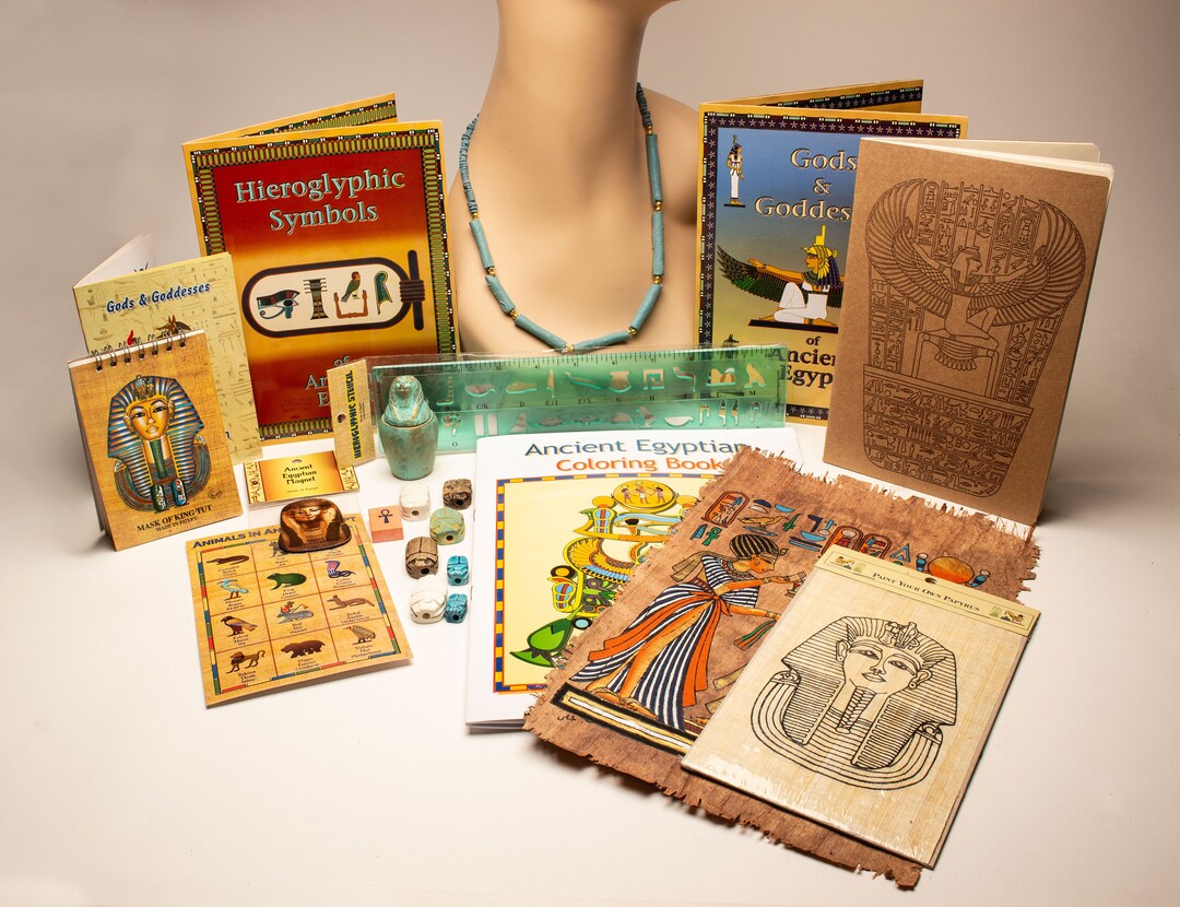Ancient Egyptian Adventure Activity Kit Egyptian Gift Set Home School ...