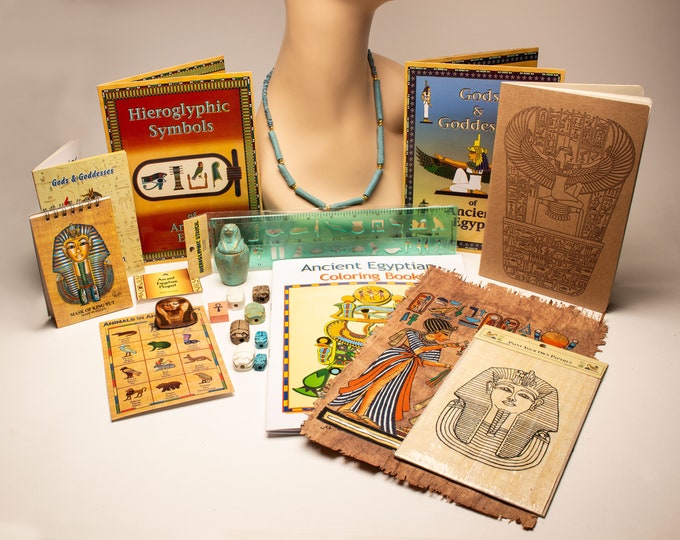 Ancient Egyptian Adventure Activity Kit Egyptian Gift Set Home School ...