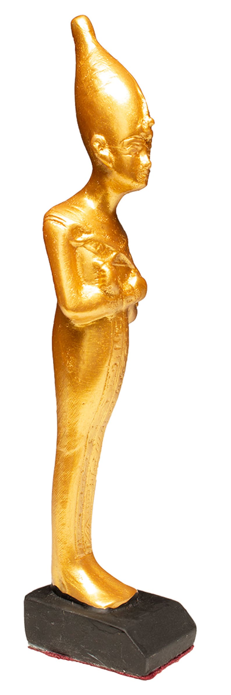 Golden Osiris Statue - Ancient Egypt Figurine - Egyptian God of the ...