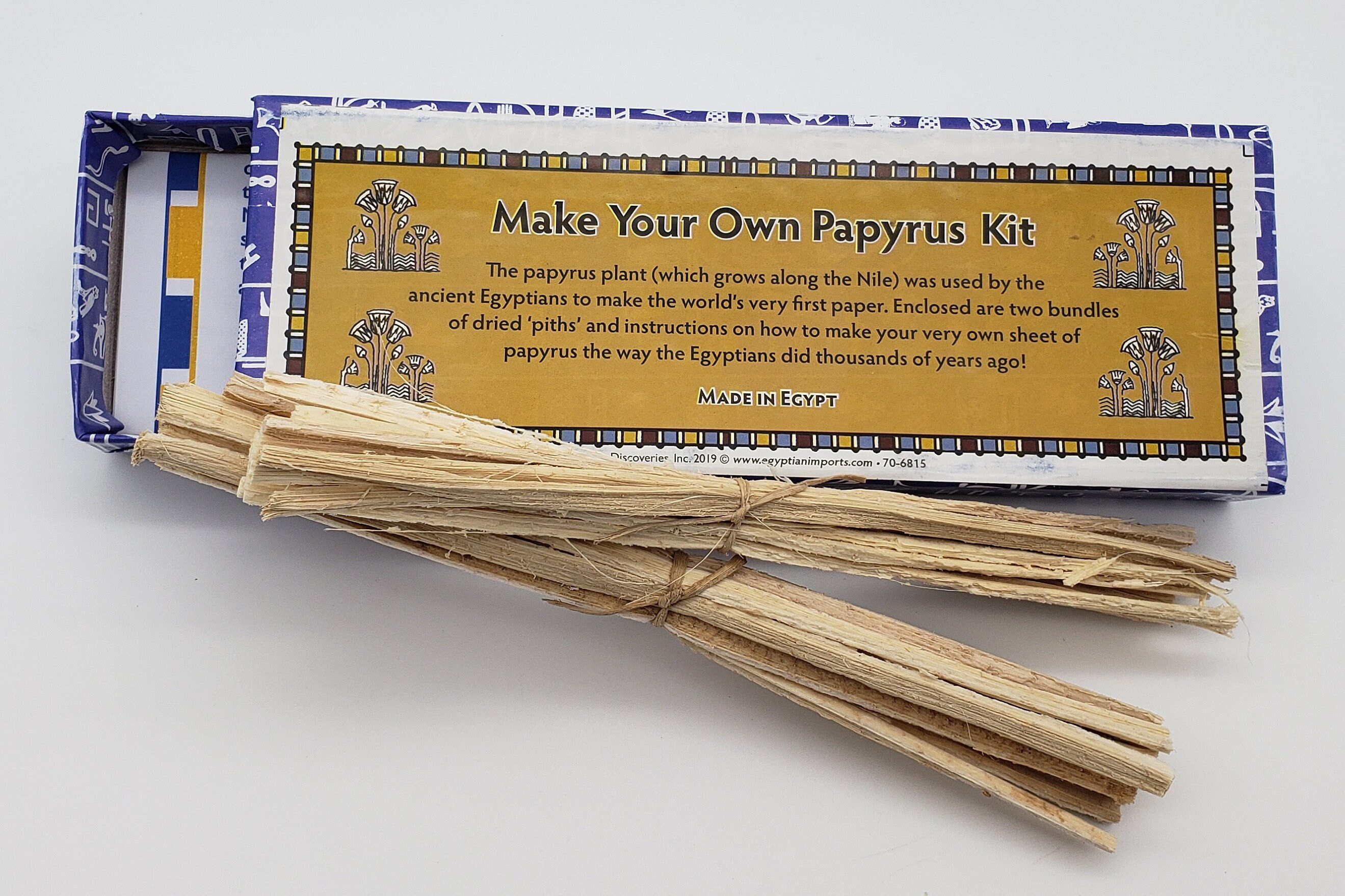 Make-your-own Papyrus Kit - Made in Egypt - Ancient Egyptian ...
