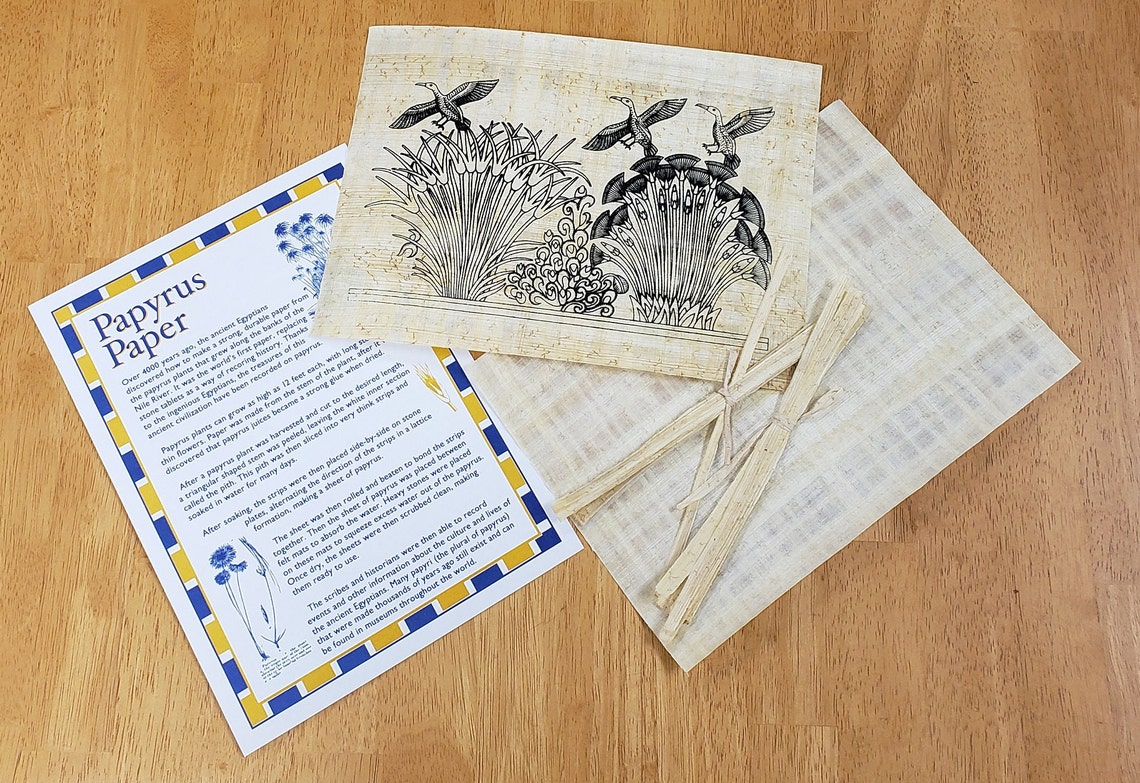Papyrus Activity Kit - Ancient Egypt Home School Supplies - Egyptology ...