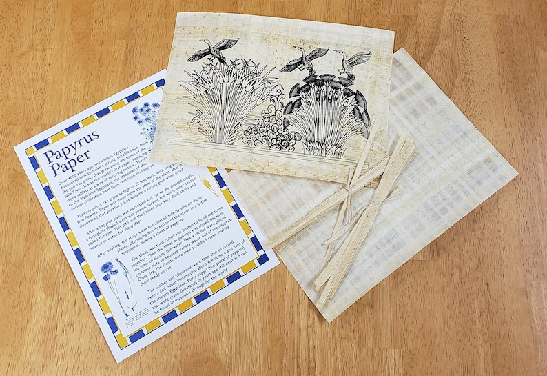 Papyrus Activity Kit - Ancient Egypt Home School Supplies - Egyptology ...