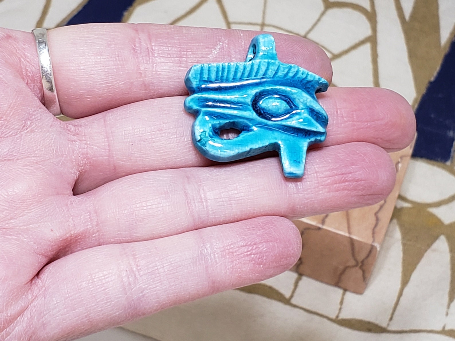Egyptian Eye of Ra Amulet Collectible/pendant Made in Egypt - Etsy