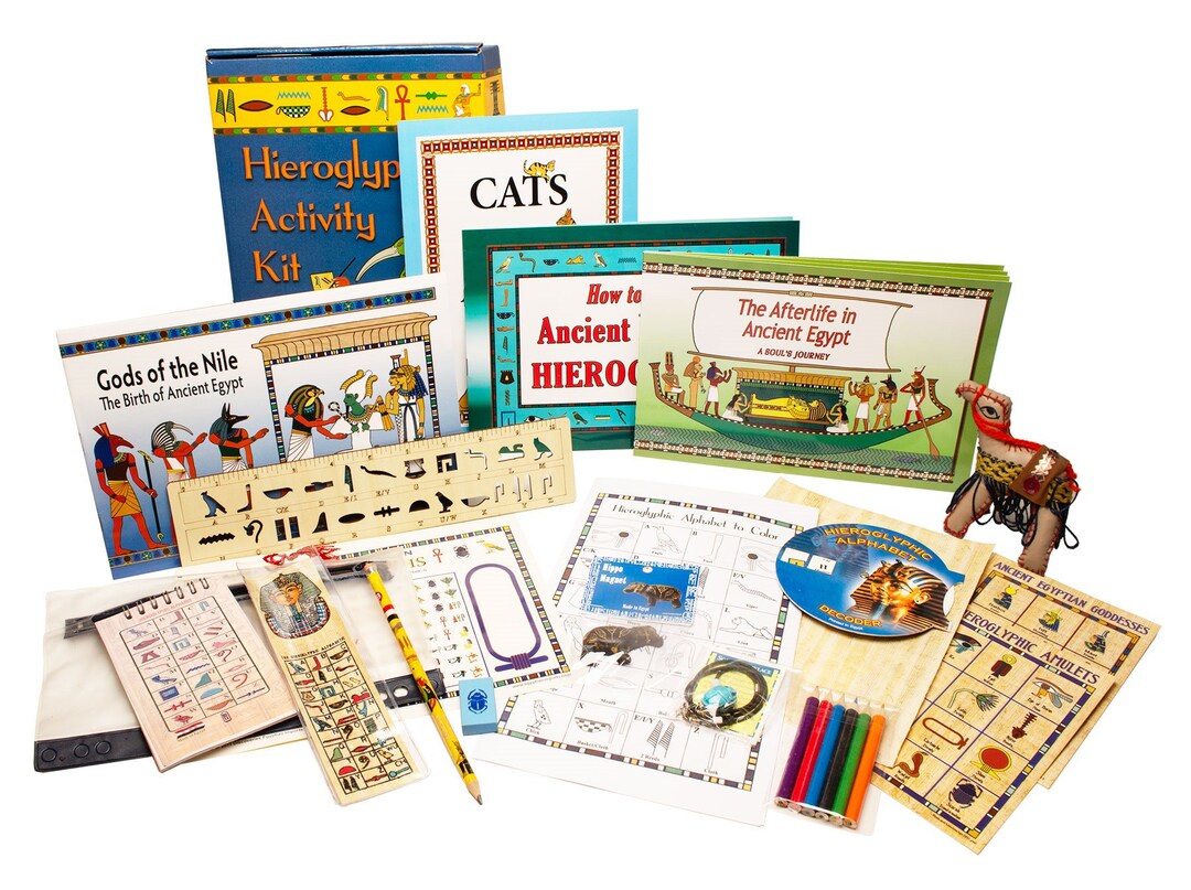 Ancient Egyptian Educational Gift Set - Egyptology Activity Kit ...