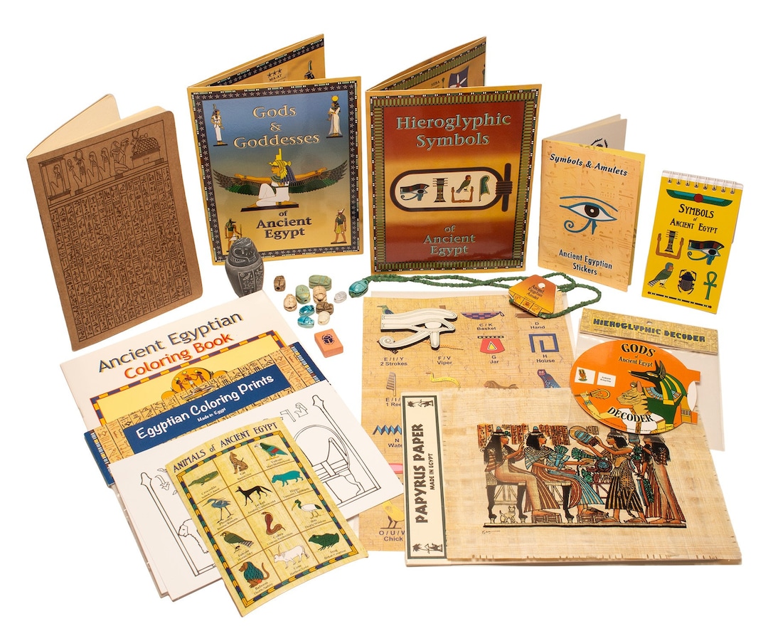 Ancient Egyptian Adventure Activity Kit Egyptian Gift Set Home School ...