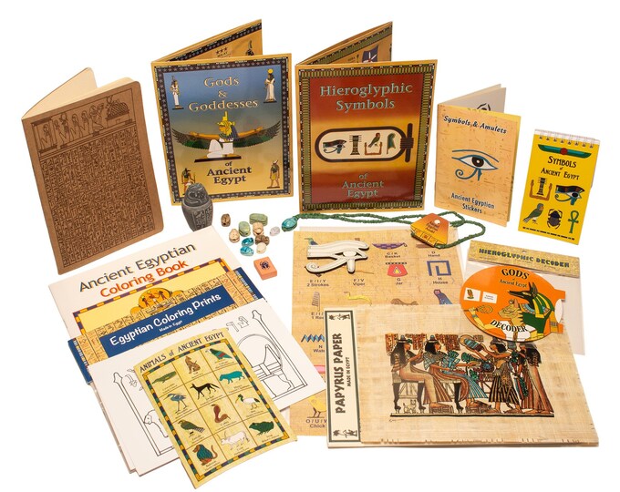Ancient Egyptian Adventure Activity Kit - Egyptian Gift Set - Home ...