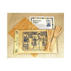 Papyrus Activity Kit - Ancient Egypt Home School Supplies - Egyptology Gift - Made in Egypt - Etsy