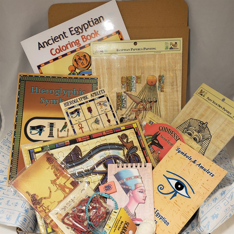 Ancient Egyptian Adventure Activity Kit Egyptian Gift Set - Etsy