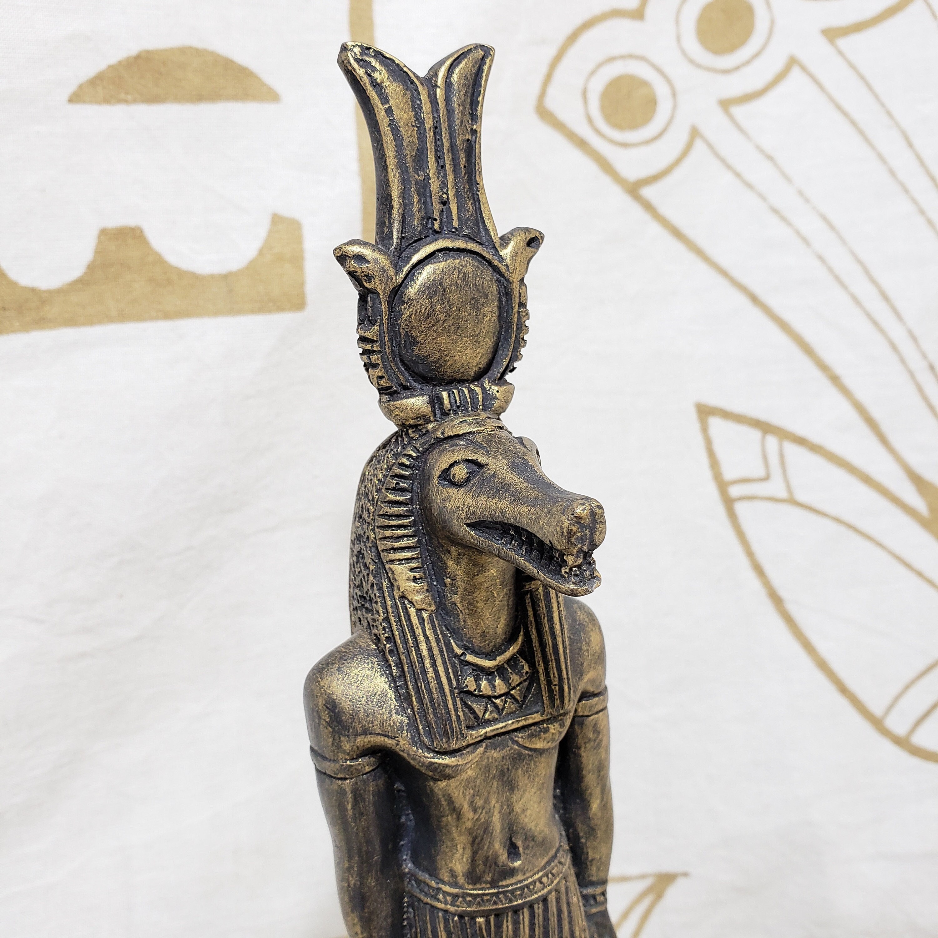 Sobek Egyptian God Statue