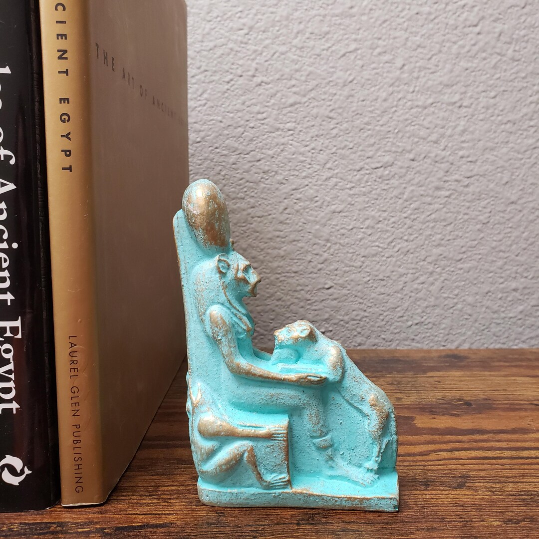 Sekhmet and Heket Statue - Egyptian Goddess Patina Figurine - Made in ...
