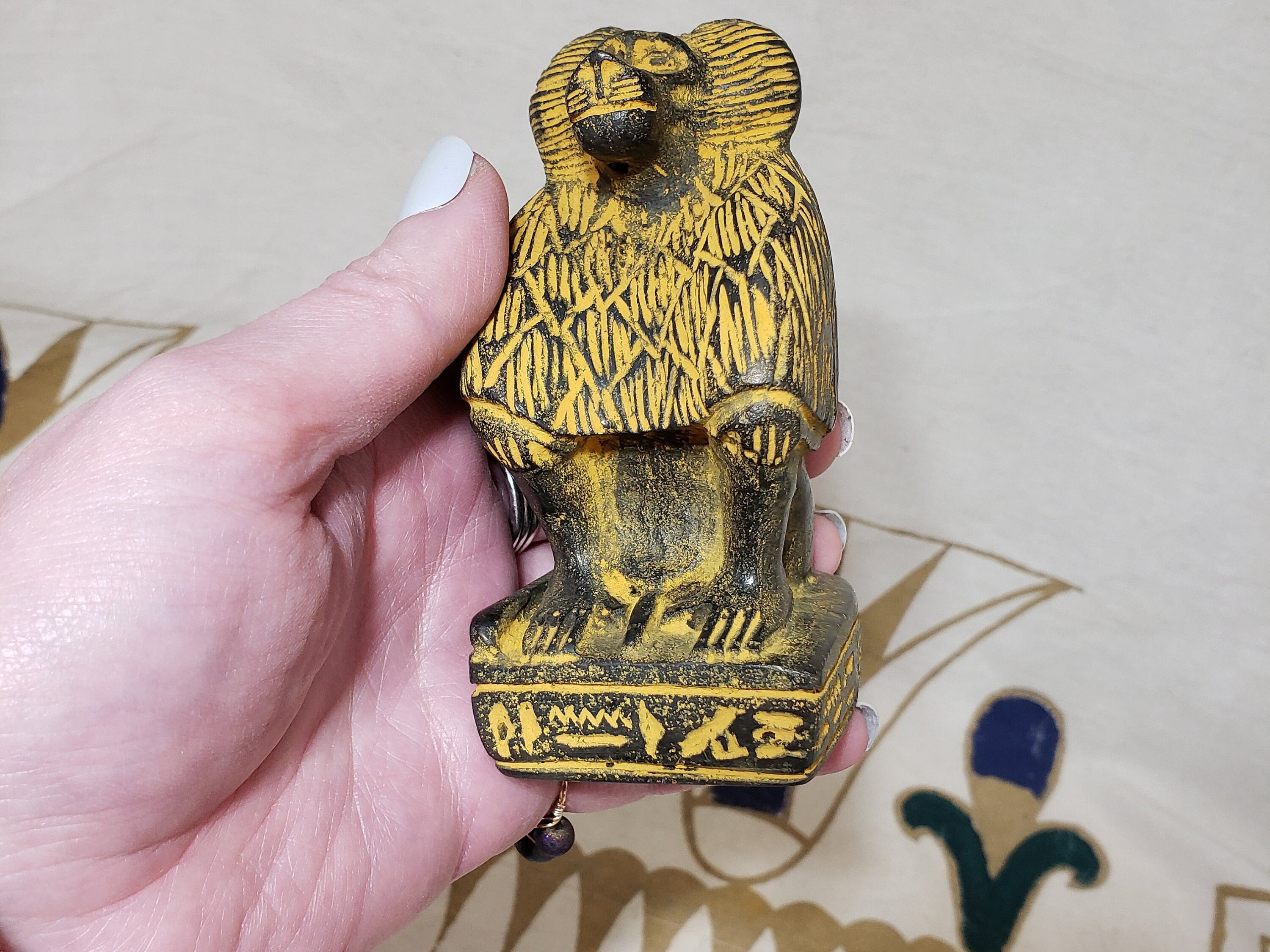 Babi Egyptian God Statue Ancient Egypt Deity Baboon - Etsy