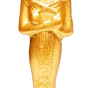 Golden Osiris Statue - Ancient Egypt Figurine - Egyptian God of the ...