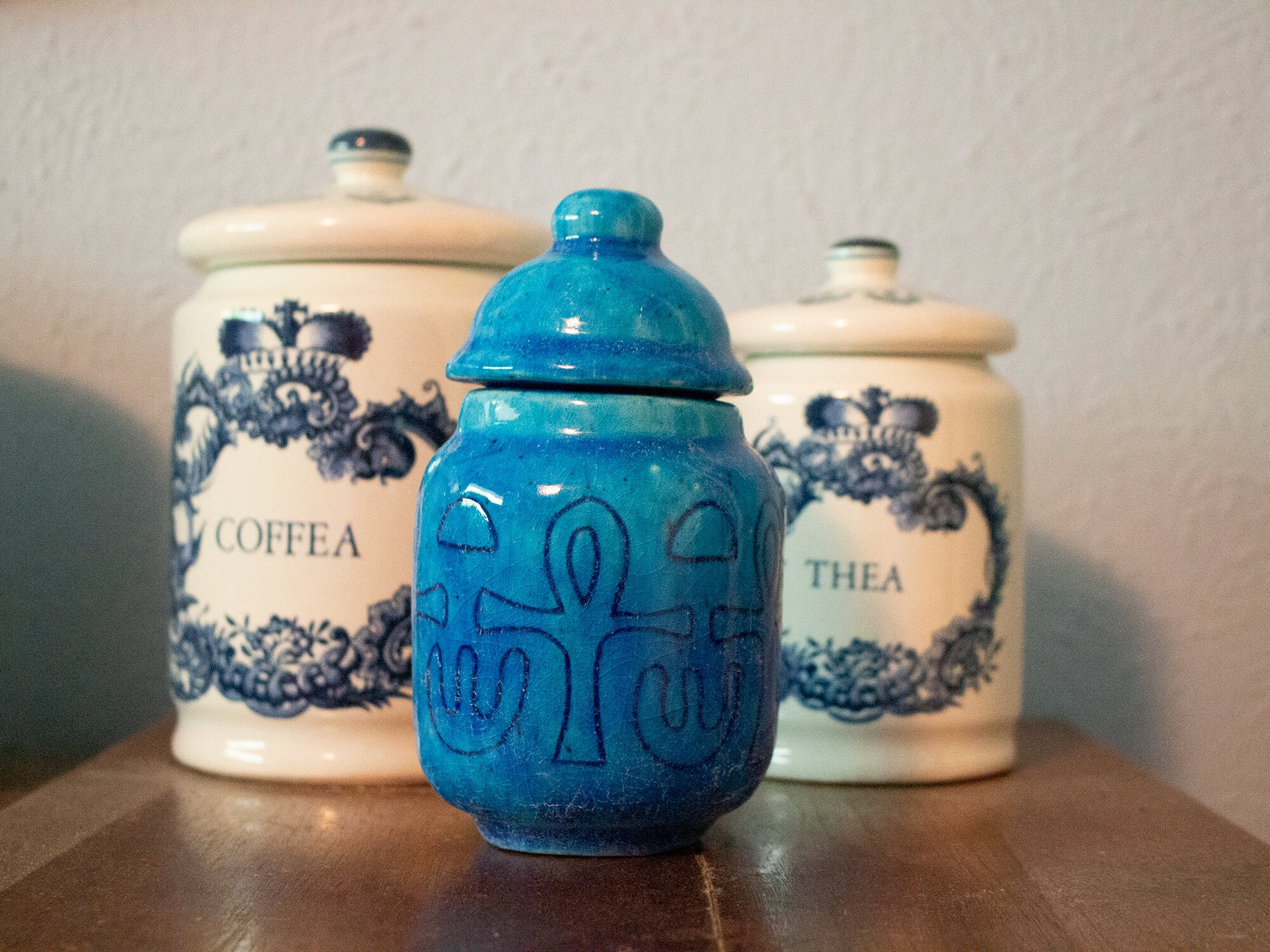 Egyptian Ceramic Ankh Jar With Lid Made in Egypt - Etsy