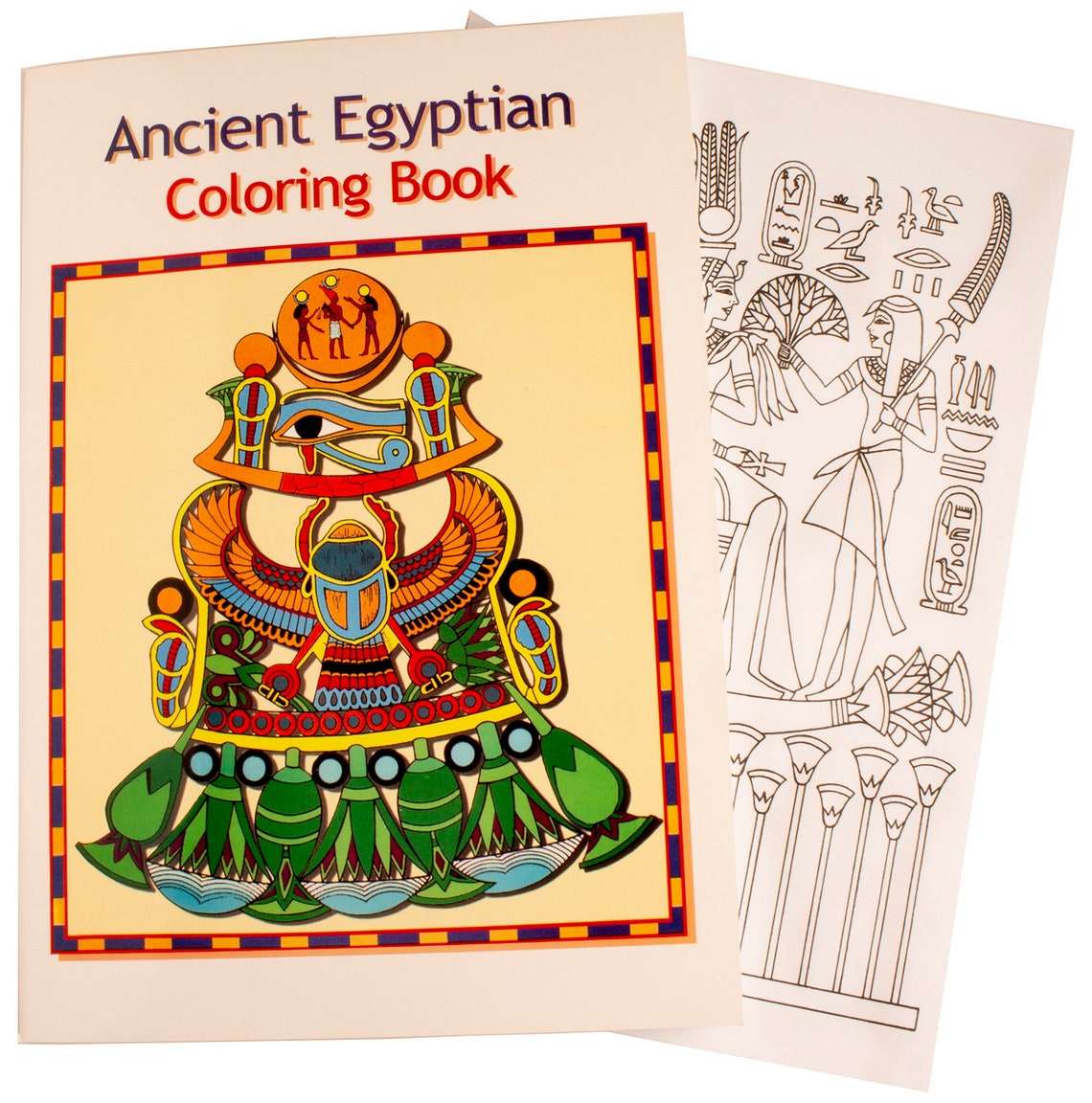 Ancient Egyptian Coloring Book / Coloring Pages - Egyptology Gift- Made ...