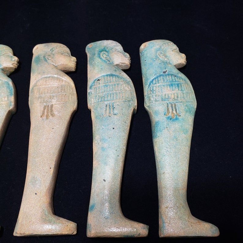 Egyptian Imsety Four Sons of Horus Collectible Canopic - Etsy