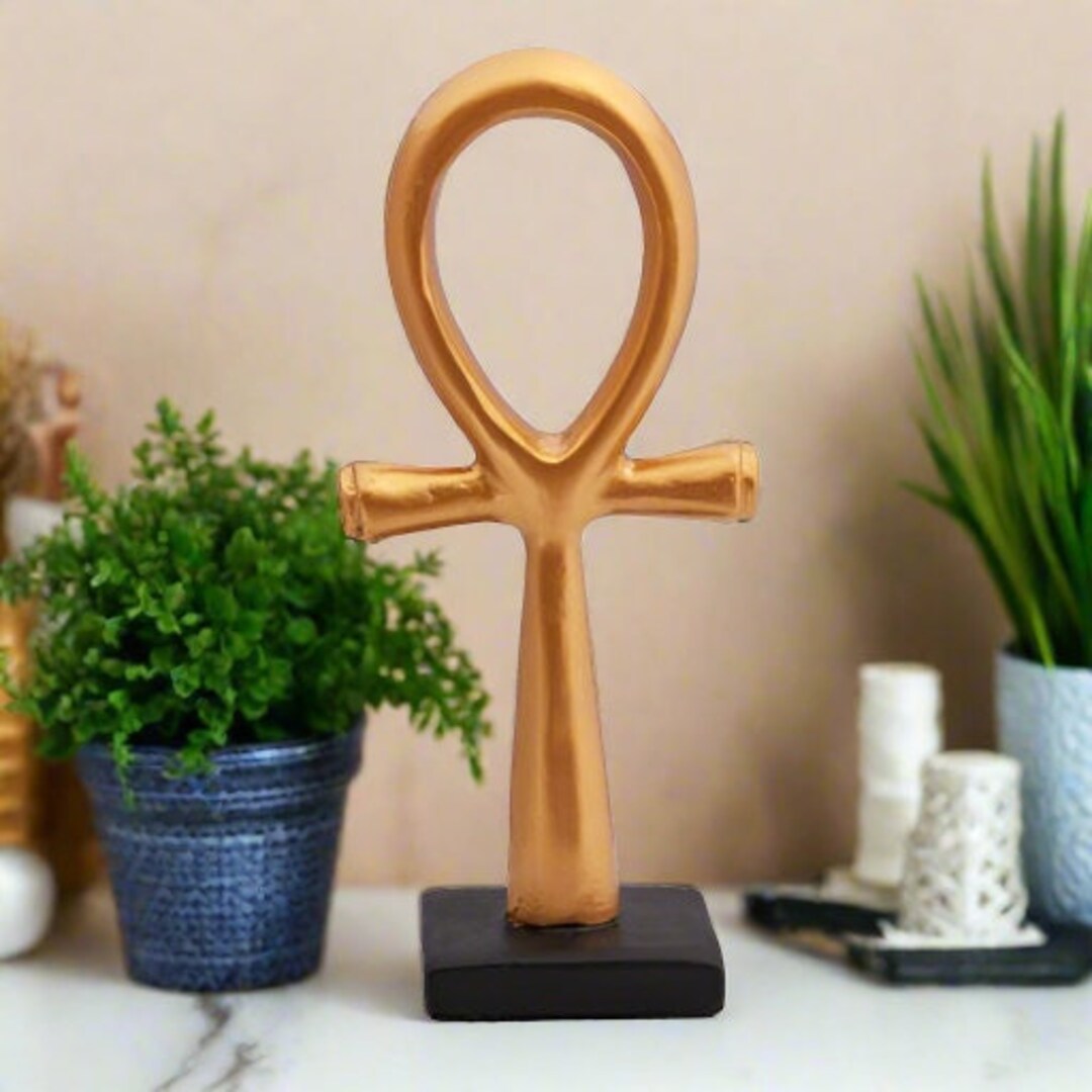Egyptian Ankh Statue Ancient Egypt Collectible Made in Egypt - Etsy