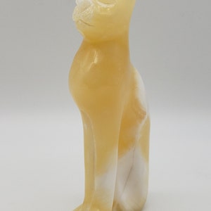 Egyptian Cat Goddess Bastet Alabaster Statue - Ancient Egypt Figurine ...