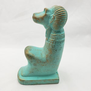 Patina Babi Egyptian God Statue - Ancient Egypt Deity - Baboon Figurine ...