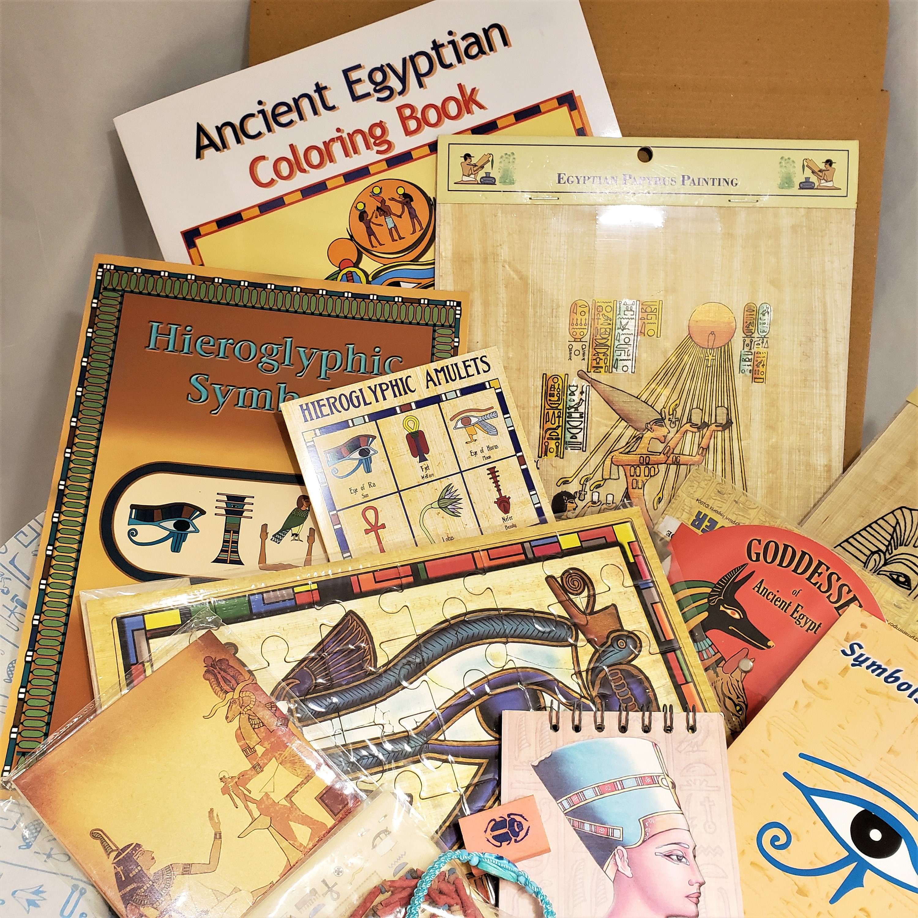 Ancient Egyptian Adventure Activity Kit Egyptian Gift Set - Etsy