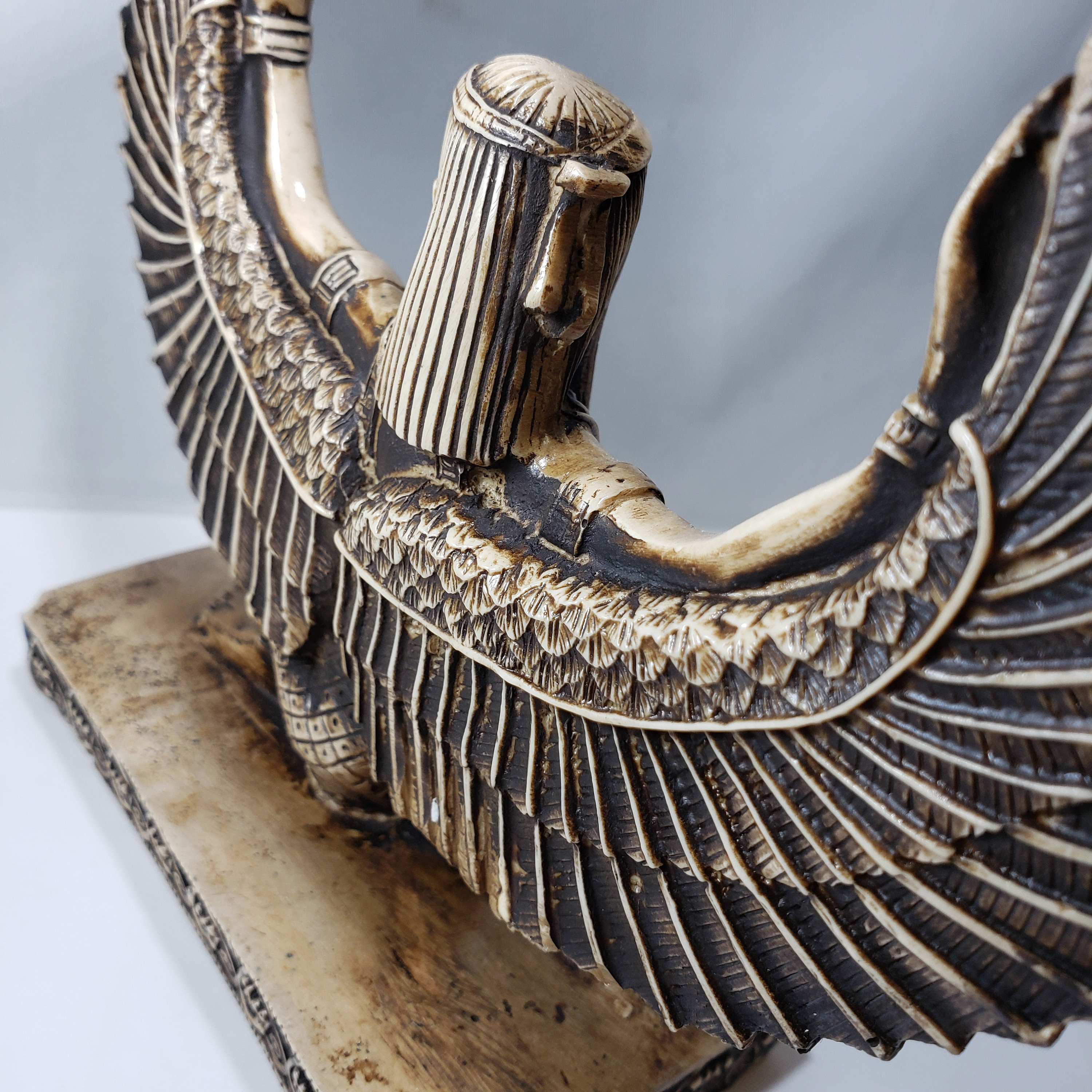 Egyptian Goddess Isis Statue With Tray Ancient Egypt Figurine Figurines ...