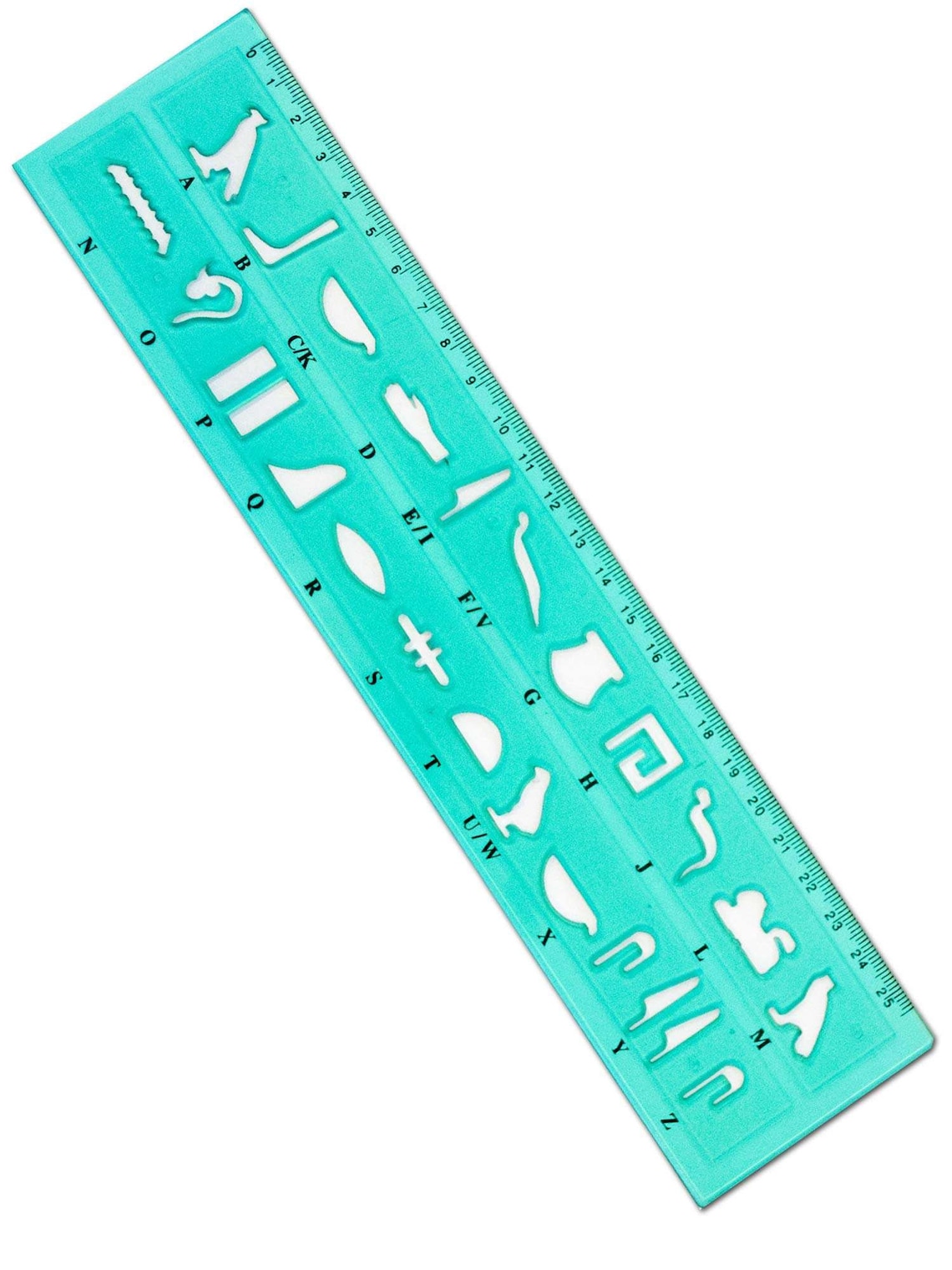 Plastic Hieroglyphic Stencil Ruler Assorted Colors - Etsy