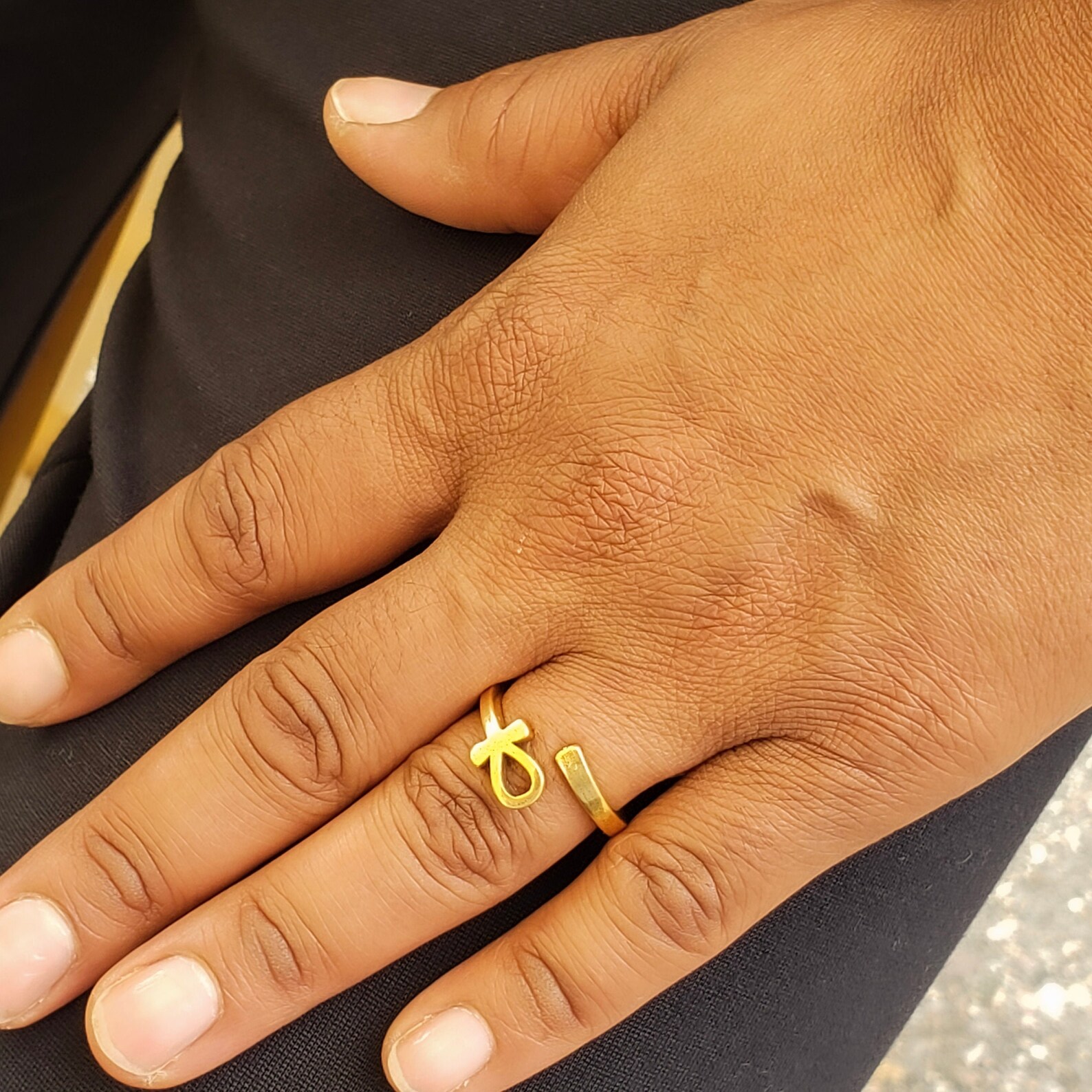 Egyptian Ankh Snake or Bastet Cat Ring Adjustable Antique | Etsy