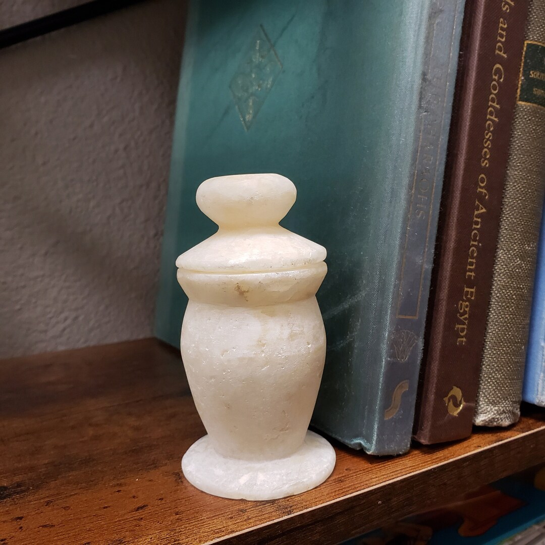 Egyptian Alabaster Vase Ancient Egypt Marble Pot Made in Egypt - Etsy