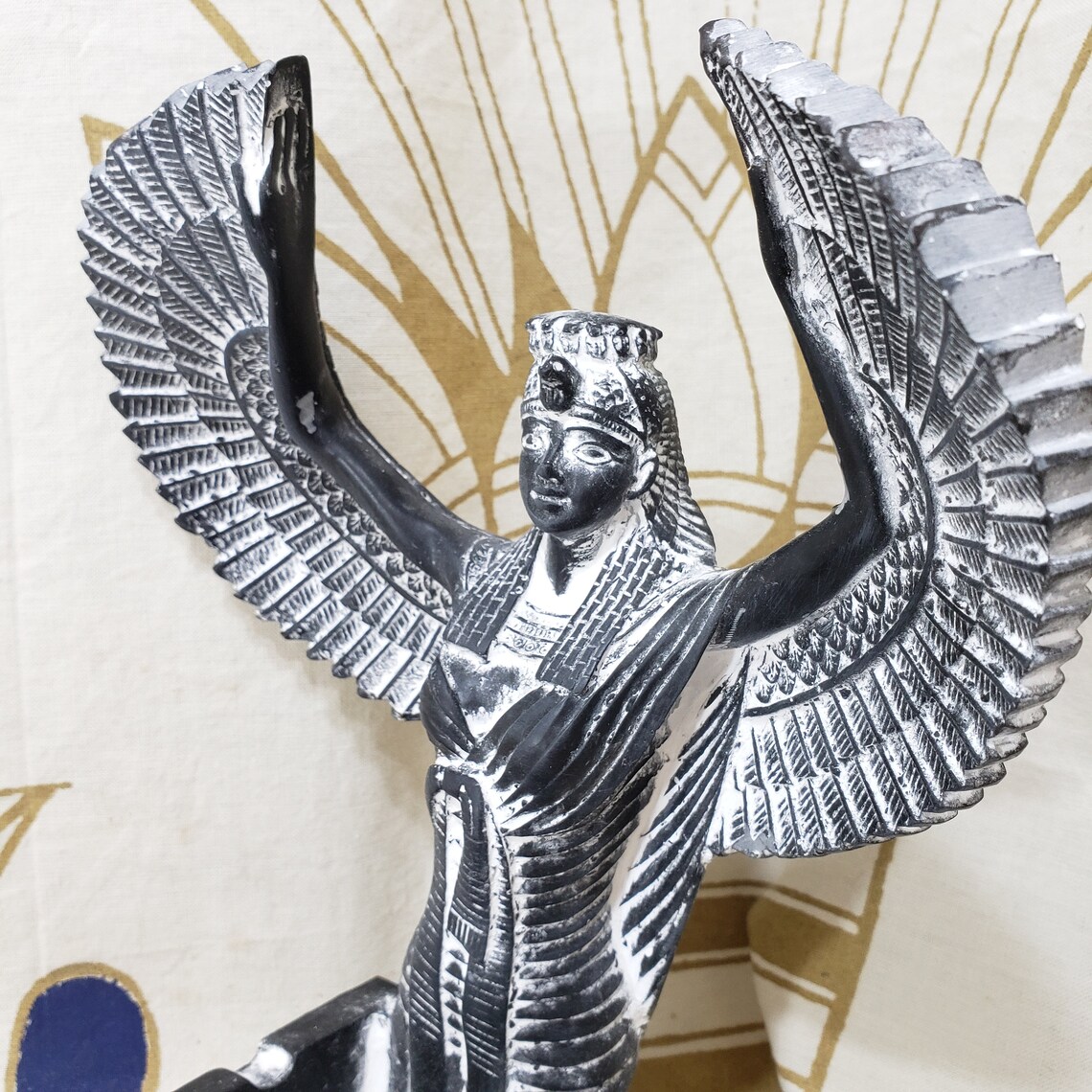 Egyptian Goddess Isis Statue With Tray Ancient Egypt | Etsy