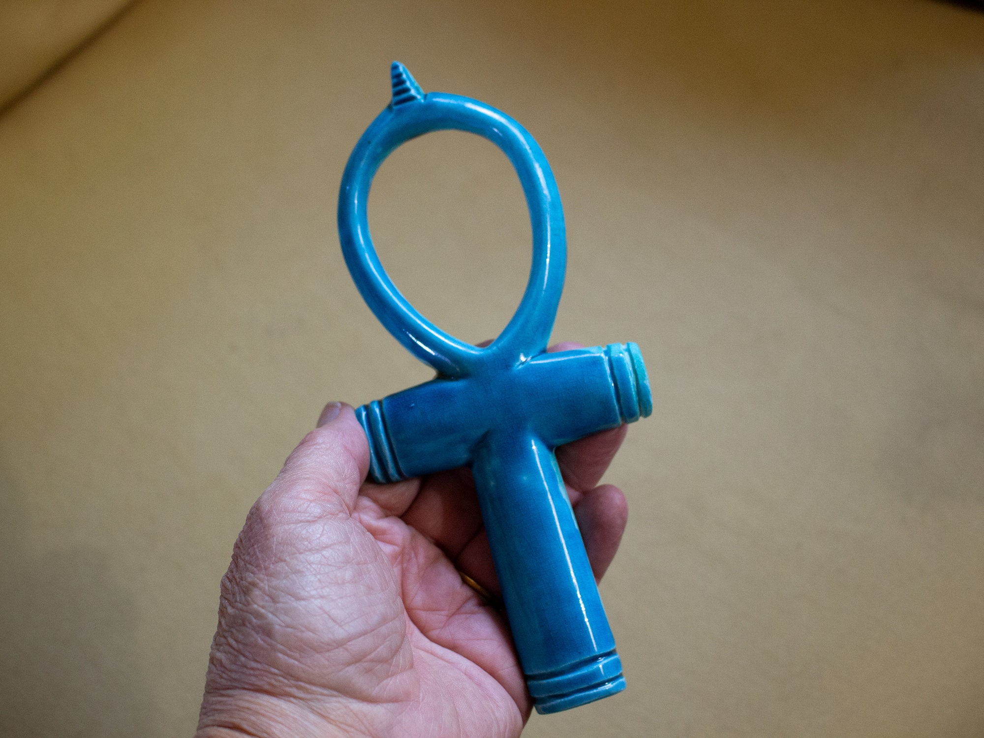 Ceramic Egyptian Ankh Amulet Made in Egypt - Etsy