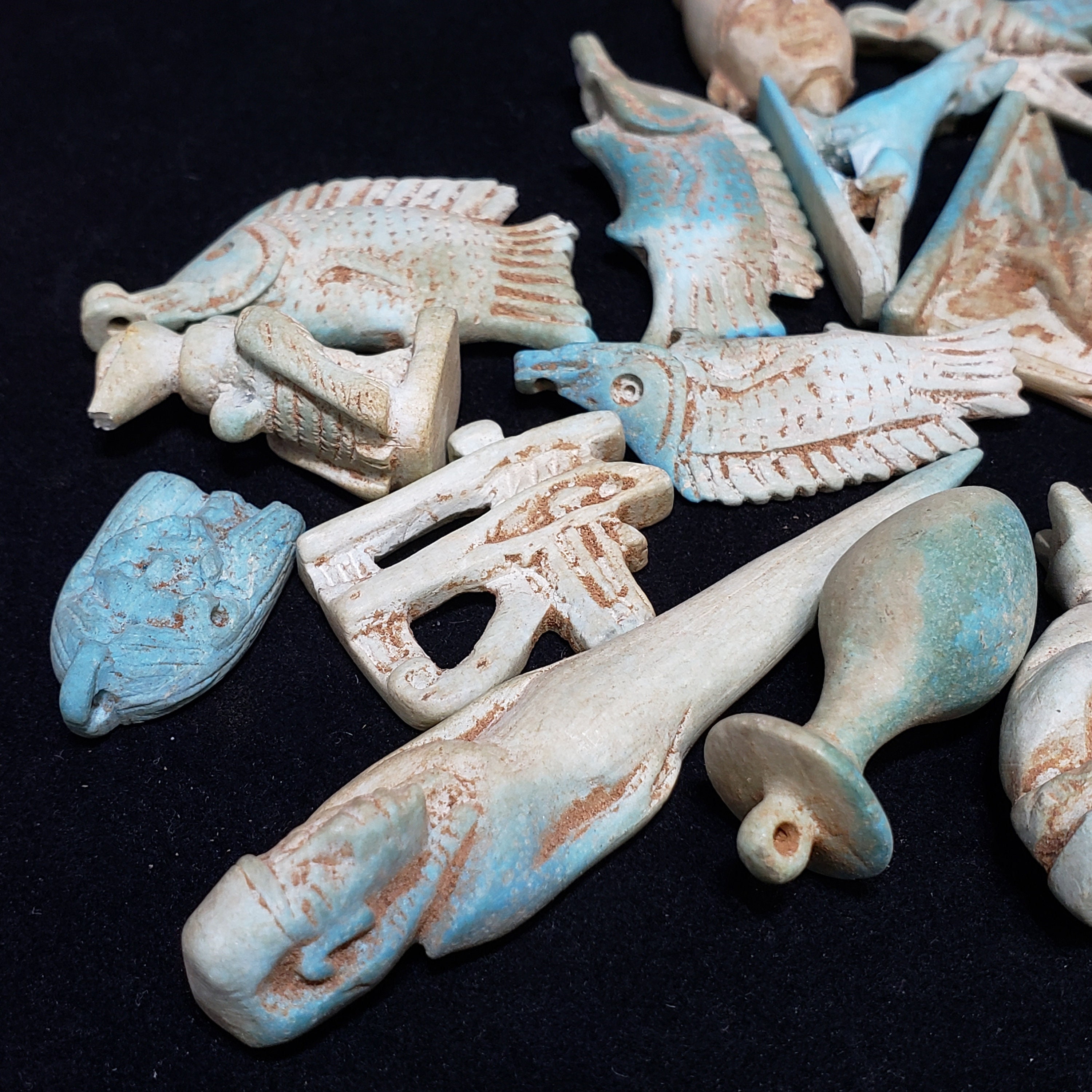 Egyptian Amulets Best of Collection Ancient Egypt Pendant - Etsy